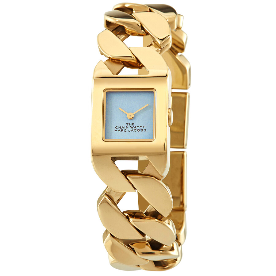 Marc Jacobs The Chain Quartz Blue Dial Ladies Watch MJ0120179311 ...