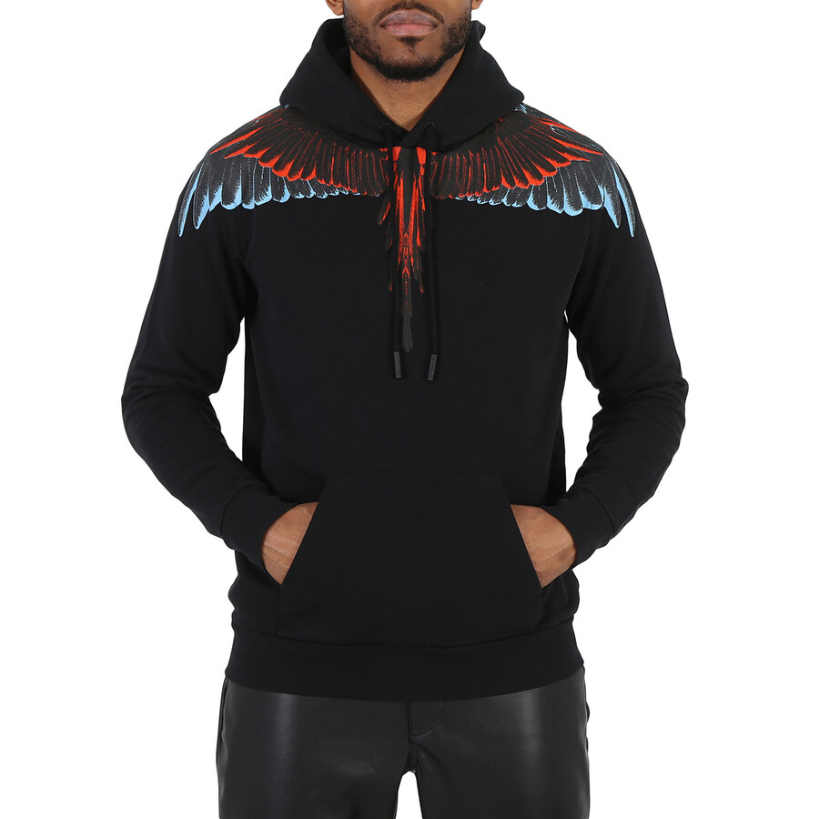 Marcelo Burlon Men's Icon Wings Cotton Hoodie, Size Large ...