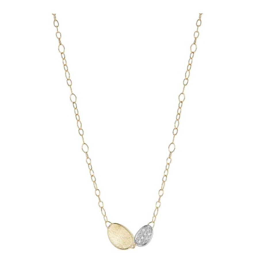 Marco Bicego Lunaria Collection 18K Yellow Gold And Diamond Petite ...