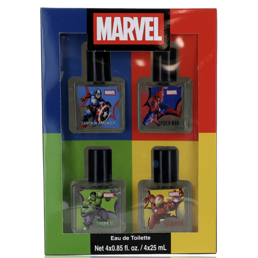 Marvel Boys Heroes 4pcs EDT Gift Set Fragrances 663350097542 ...