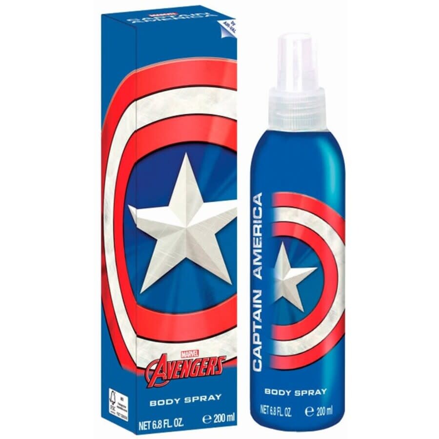 Marvel Boys Captain America Body Spray 6.7 oz Kids Fragrances ...