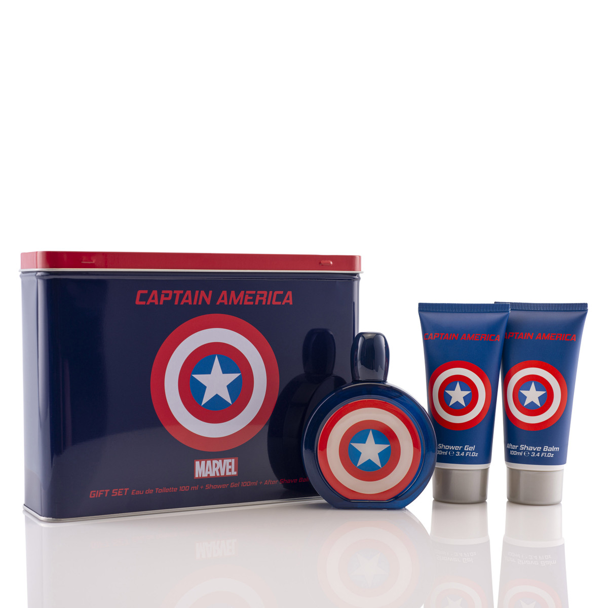 Marvel Men's Captain America Gift Set Fragrances 810876037525 ...