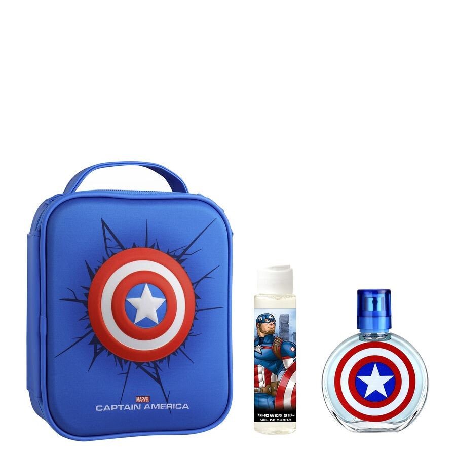 Marvel Men's Captain America Gift Set Fragrances 8411114087726 ...