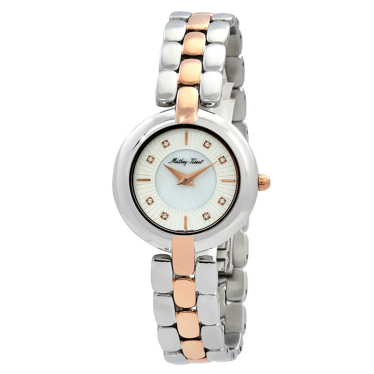 Mathey-Tissot Farah Quartz Silver Dial Ladies Watch D956BI - Watches ...