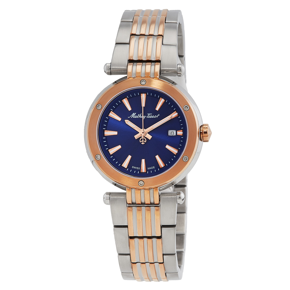 Mathey-Tissot Neptune Quartz Blue Dial Ladies Watch D912RBU - Watches ...