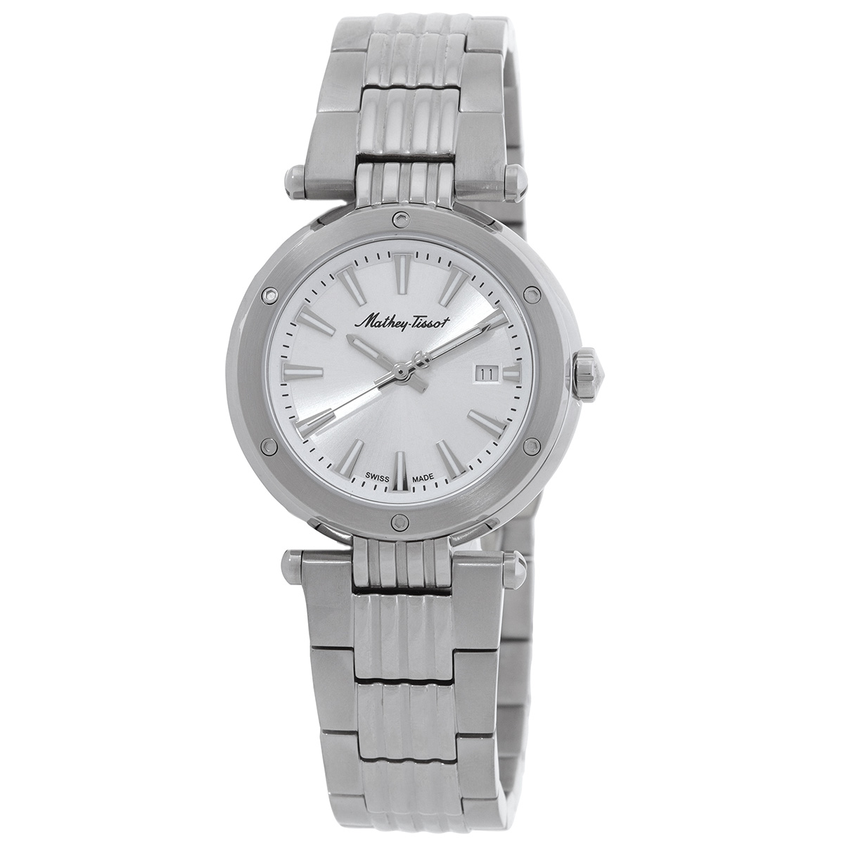 Mathey-Tissot Neptune Quartz Silver Dial Ladies Watch D912AI - Watches ...