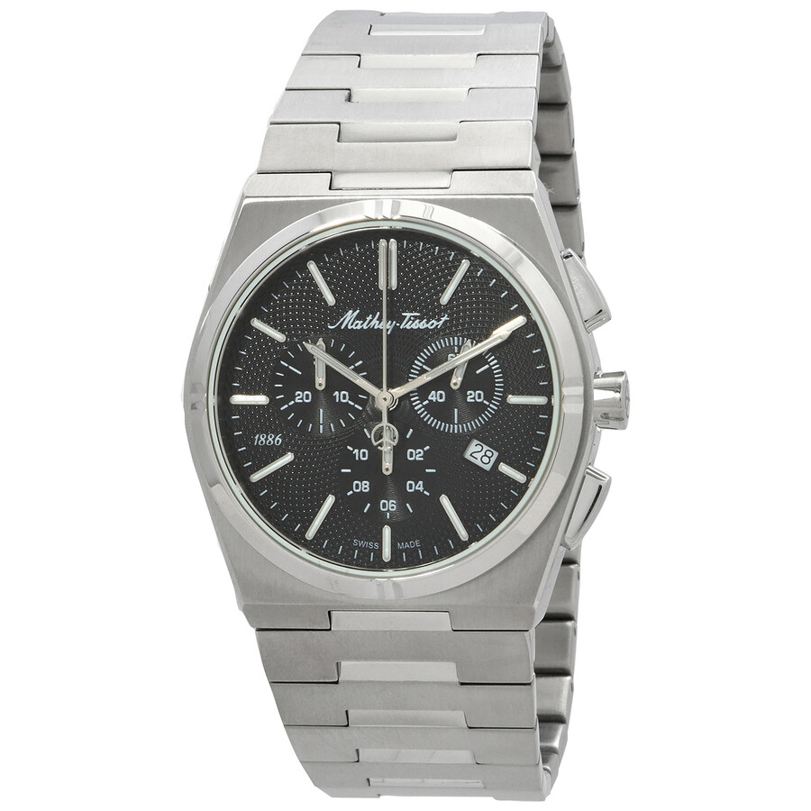 Mathey-Tissot Zeus Chronograph Quartz Black Dial Men's Watch H118CHAN ...