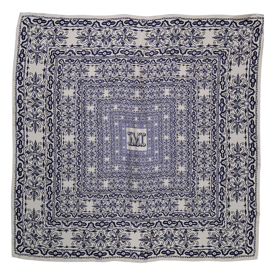 Max Mara Aloel Printed Silk Scarf ALOEL 005 8054146240983 - Clothing ...