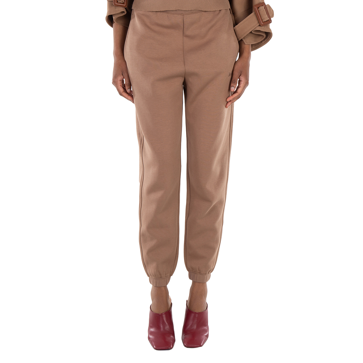 Max Mara Camel Cotton Sweatpants, Size Small 9786011670-CAMEL ...