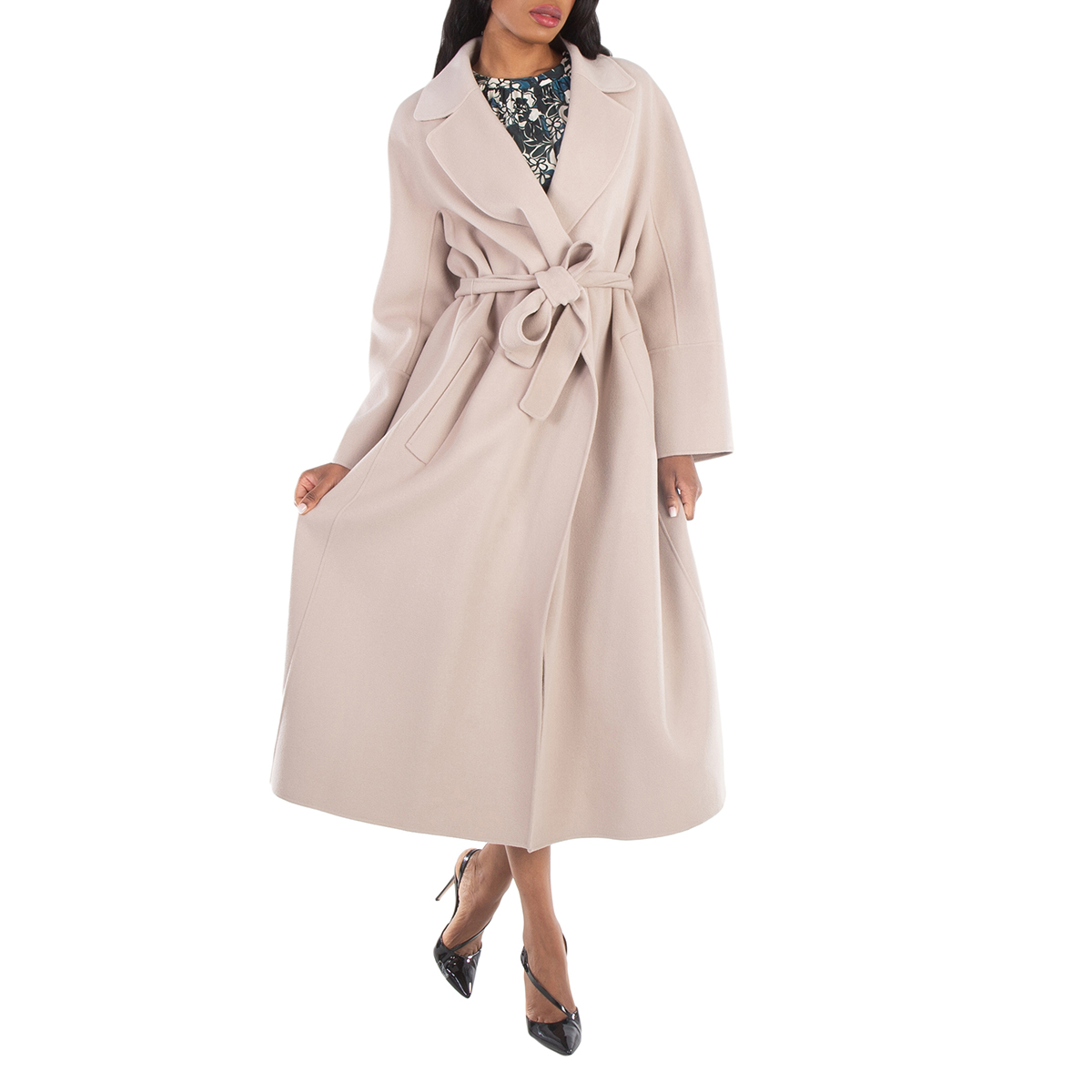 Max Mara Elisa Long Wool Coat, Brand Size 46 (US Size 12) ELISA064 ...
