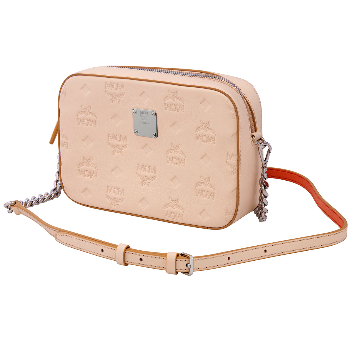 MCM Bisque Ladies Camera Bag in Monogram Leather MWRASKM01BK001 ...