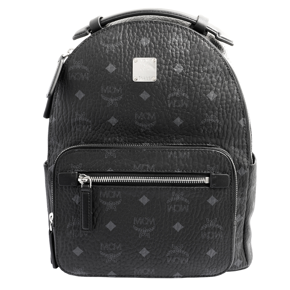 MCM Black Stark Backpack in Visetos - Black MMKASVE11BK001 ...