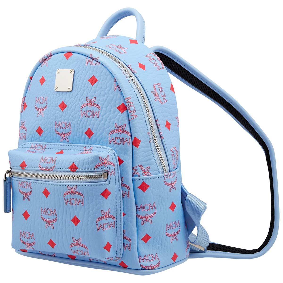 MCM Blue Stark Backpack in Visetos MMKASVE13H2001 8809630705956 ...
