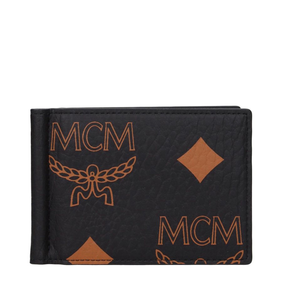 MCM Maxi Monogram Viestos Wallet with Money Clip MXCDATA01BK ...