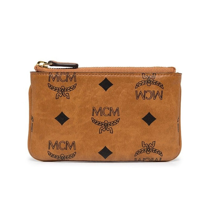 Mcm Mini Monogram-Print Key Pouch - Cognac MXKCSVI01CO 8809735074773 ...