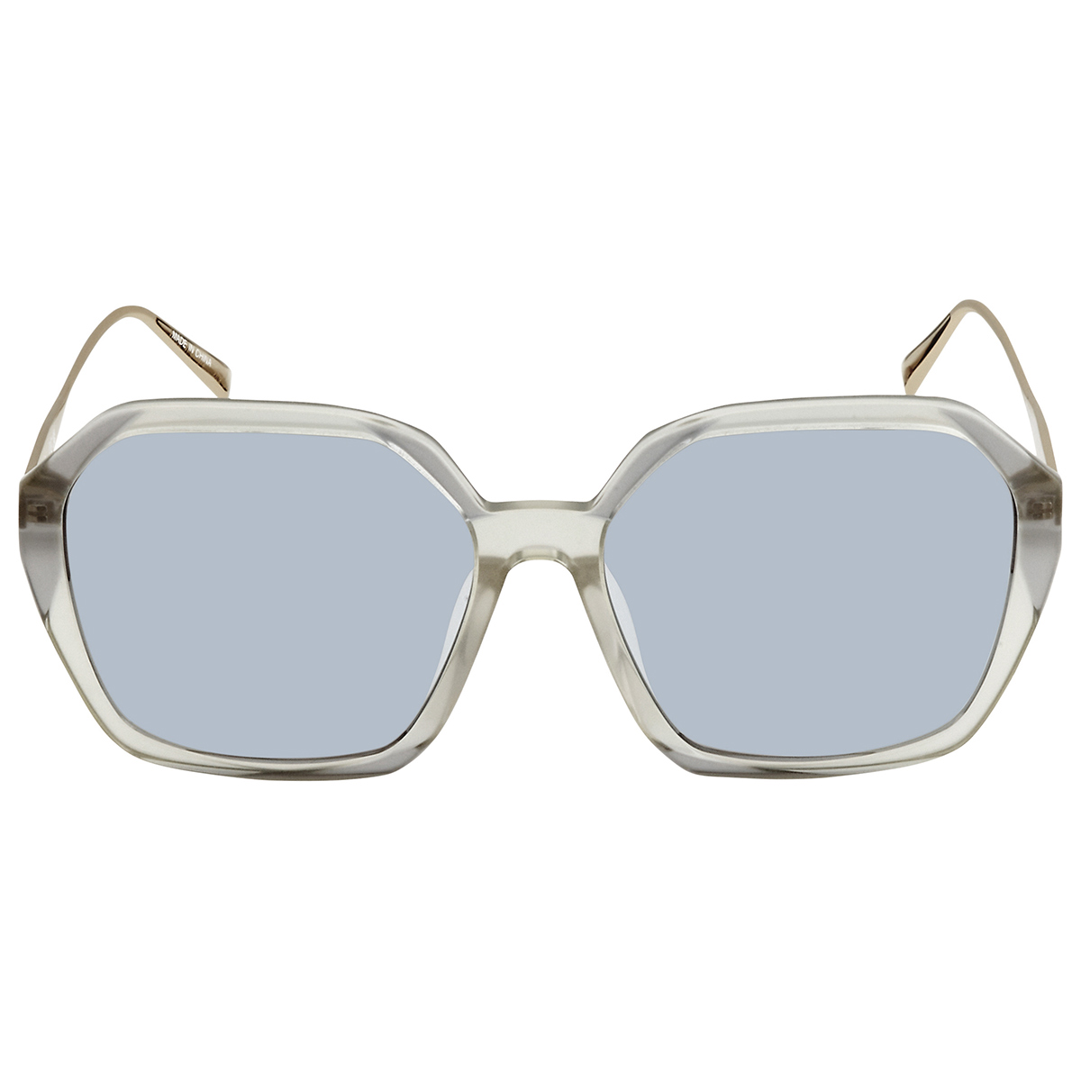 MCM Translucent Grey Hexagonal Ladies Sunglasses MCM700SA 050 60 ...