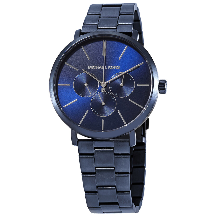 Michael Kors Blake Quartz Blue Dial Men's Watch MK8704 796483444102 ...