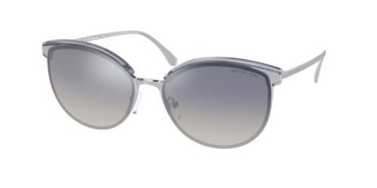 Michael Kors Magnolia Blue Gradient Silver Mirror Round Ladies ...