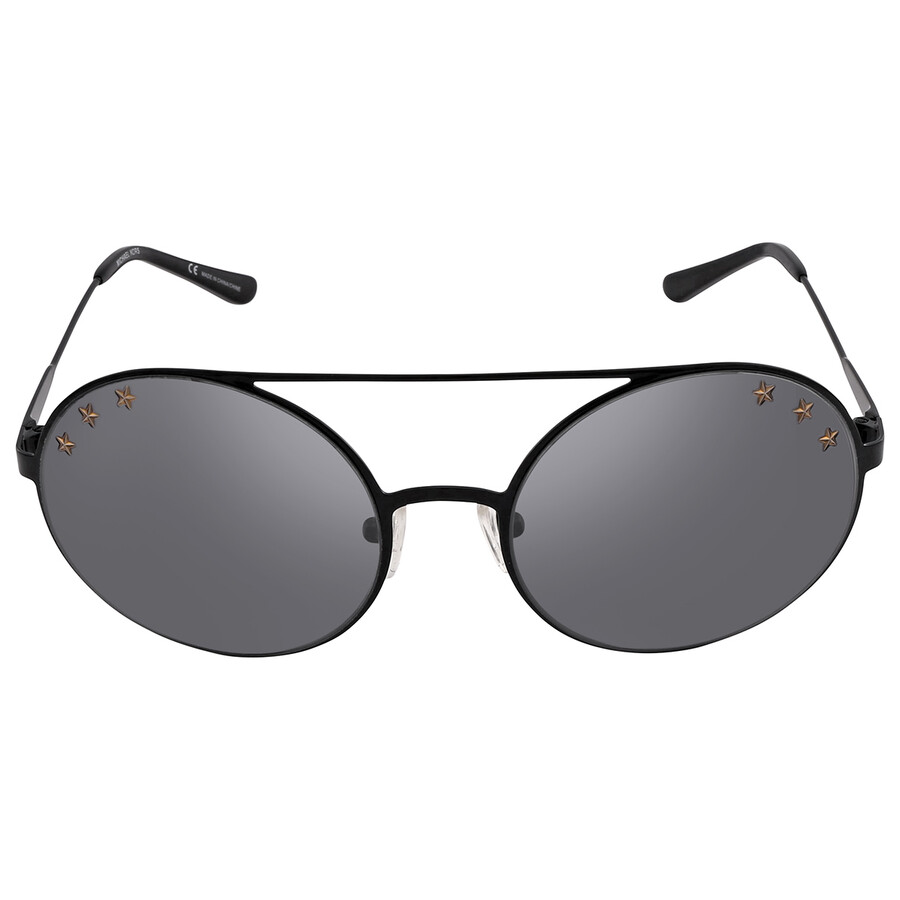 Michael Kors Cabo Gunmetal Mirrored Round Ladies Sunglasses MK1027 12026G 55 7251250008954 ...