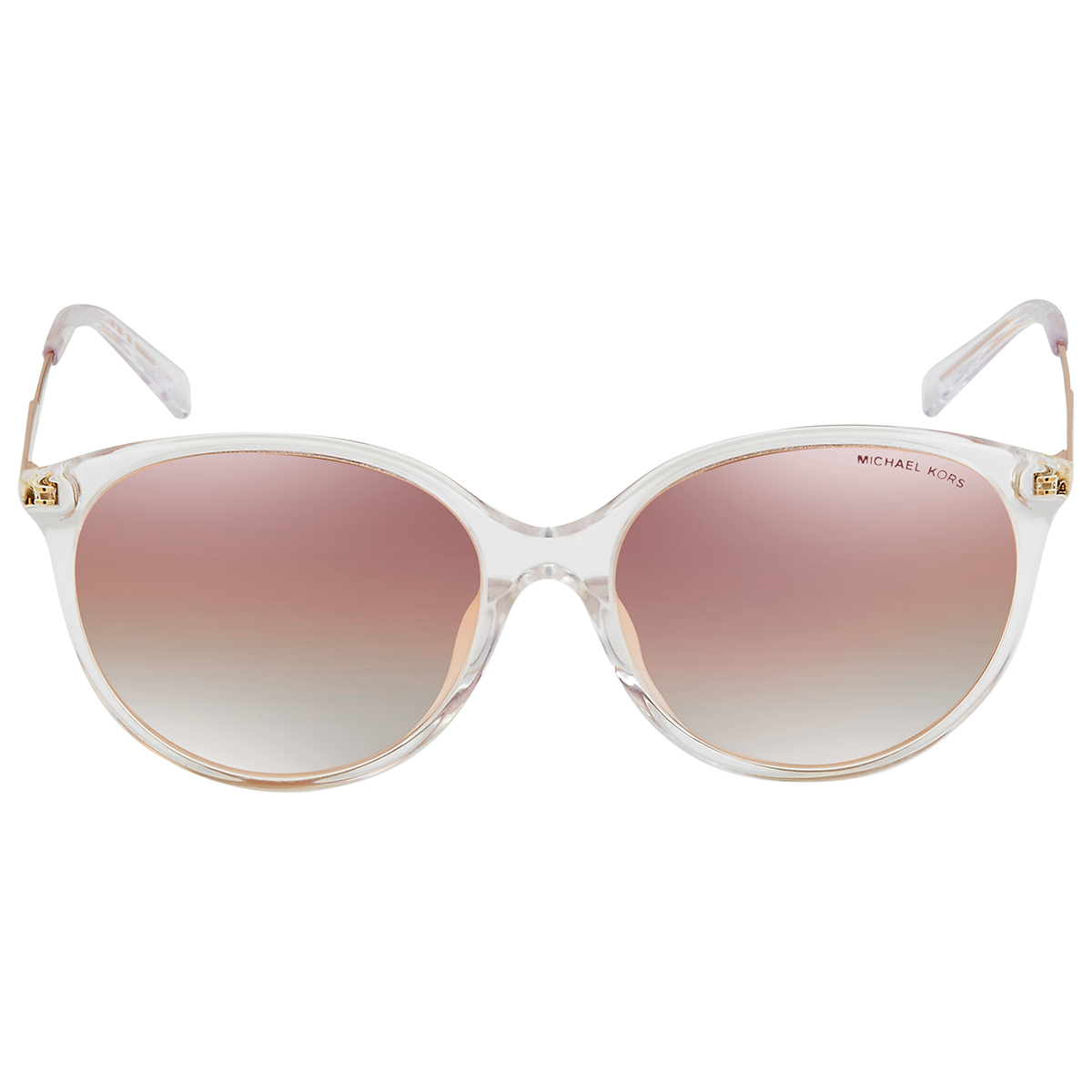 Michael Kors Cruz Bay Pink Flash Gradient Round Ladies Sunglasses ...