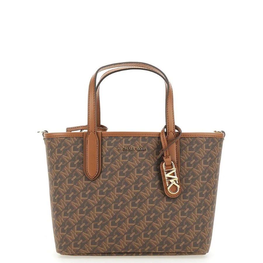 Michael Kors Eliza Monogram Logo Tote Bag 30R4GZAT0B-227 196237506474 ...