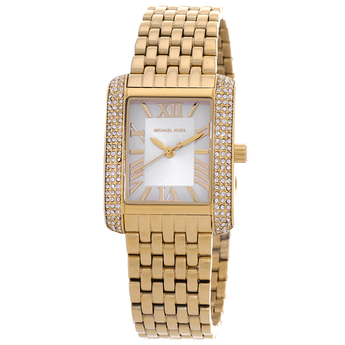 Michael Kors Emery Quartz Crystal White Dial Ladies Watch MK4826 ...
