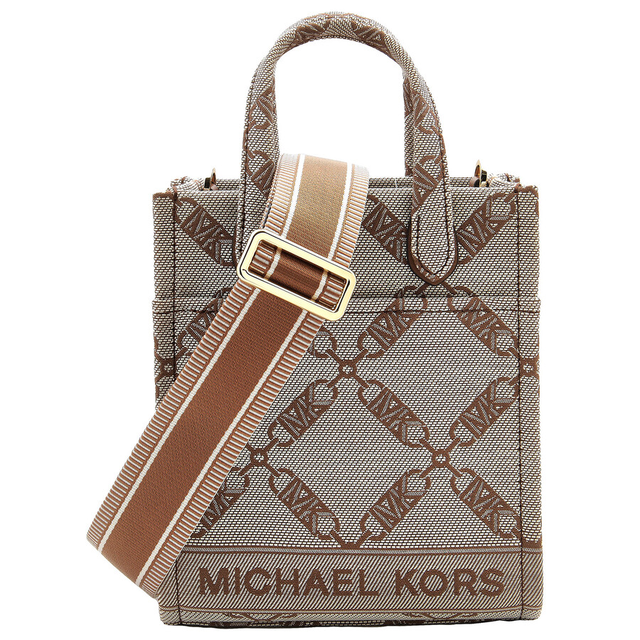 Michael Kors Gigi Empire Logo Crossbody Bag In Neutral | ModeSens