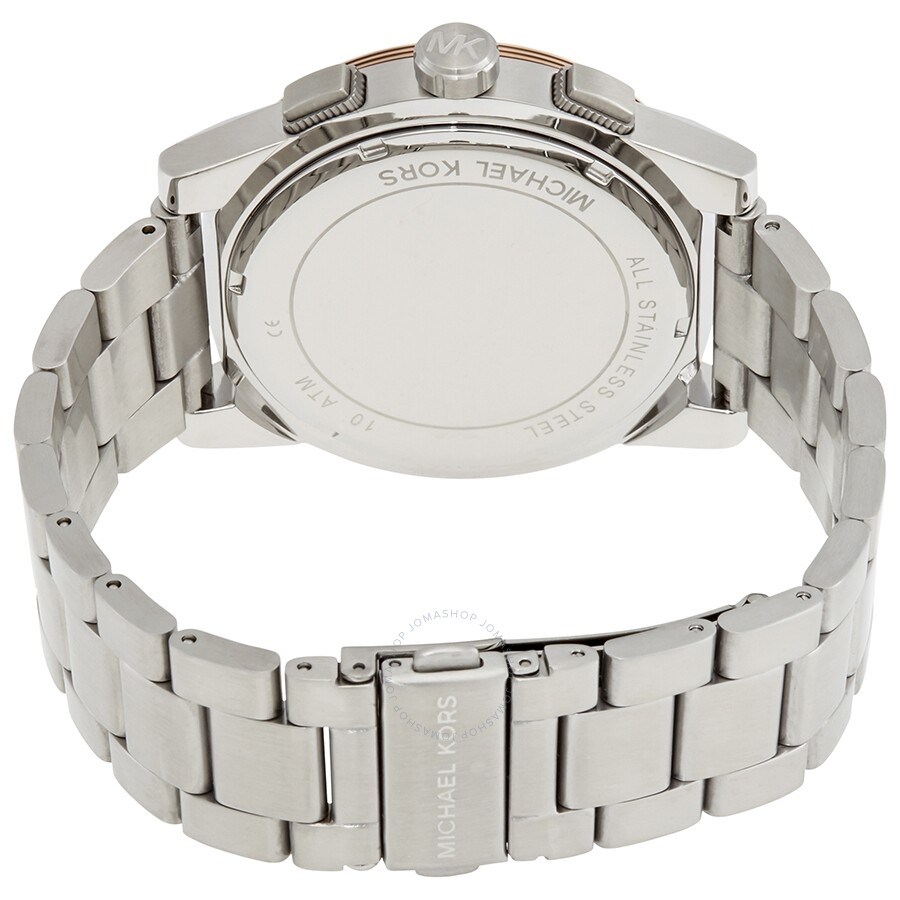 Michael Kors Grayson Chronograph Quartz Blue Dial Men's Watch MK8598 ...