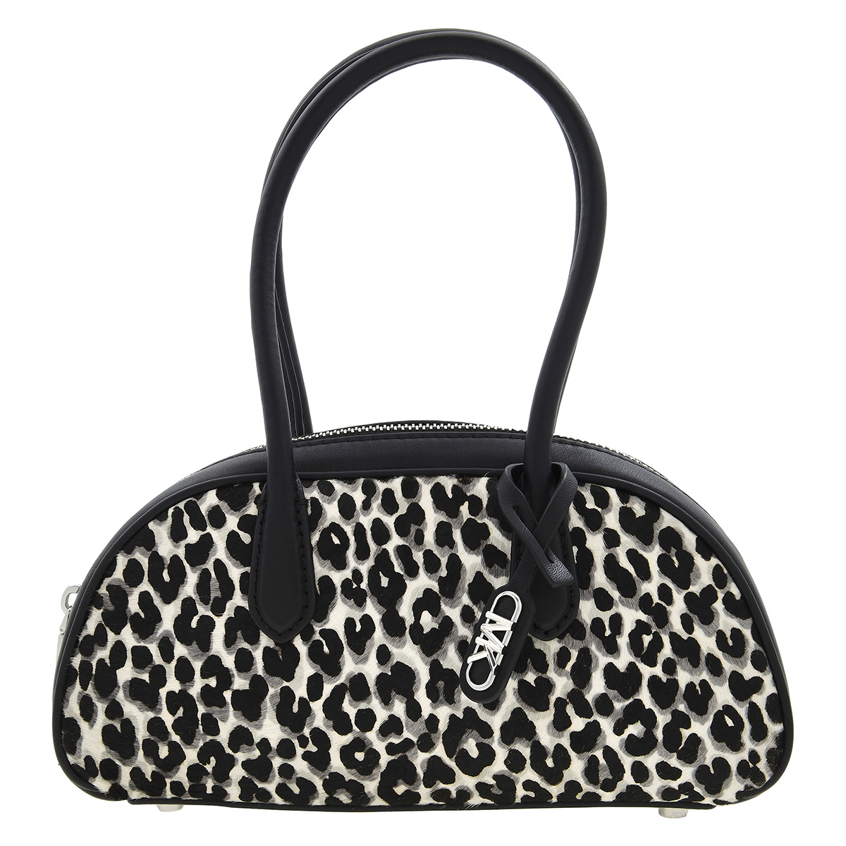 Michael Kors Lulu Small Leopard Print Calf Hair Satchel 30T4S1US5H987 ...