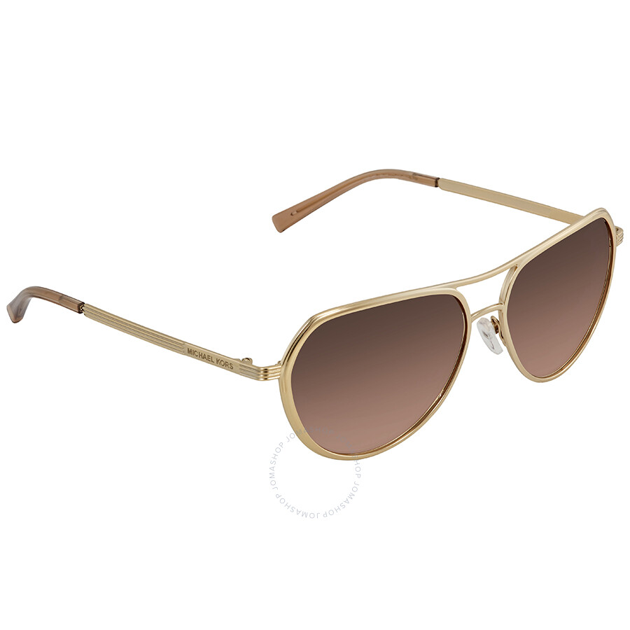 Michael Kors Madrid Smoke Gradient Pilot Ladies Sunglasses MK1036 ...