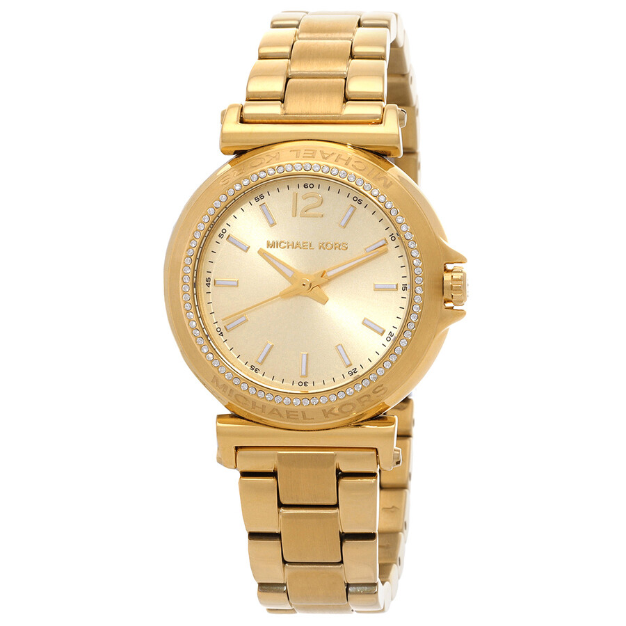 Michael Kors Maren Quartz Gold Dial Ladies Watch MK7516 - Watches ...