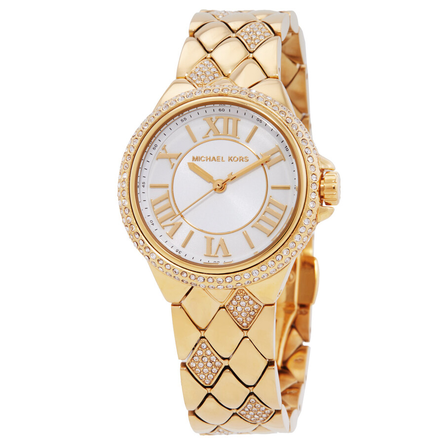 Michael Kors Mini Camille Quartz White Dial Ladies Watch MK4801 ...