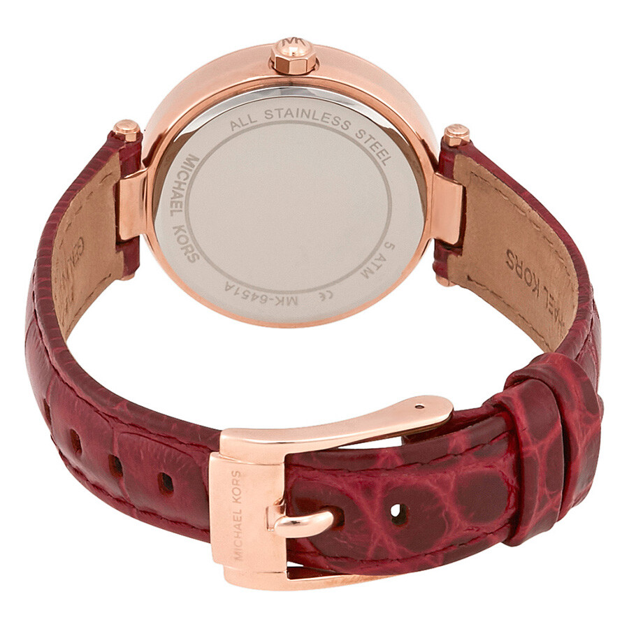 Michael Kors Mini Parker Red Dial Laies Watch MK6451 - Parker - Michael ...