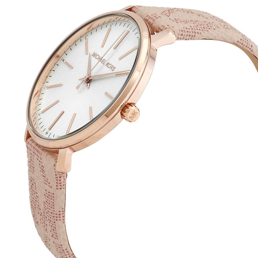 Michael Kors Pyper Quartz Silver Dial Ladies Watch MK2859 - Fado.vn