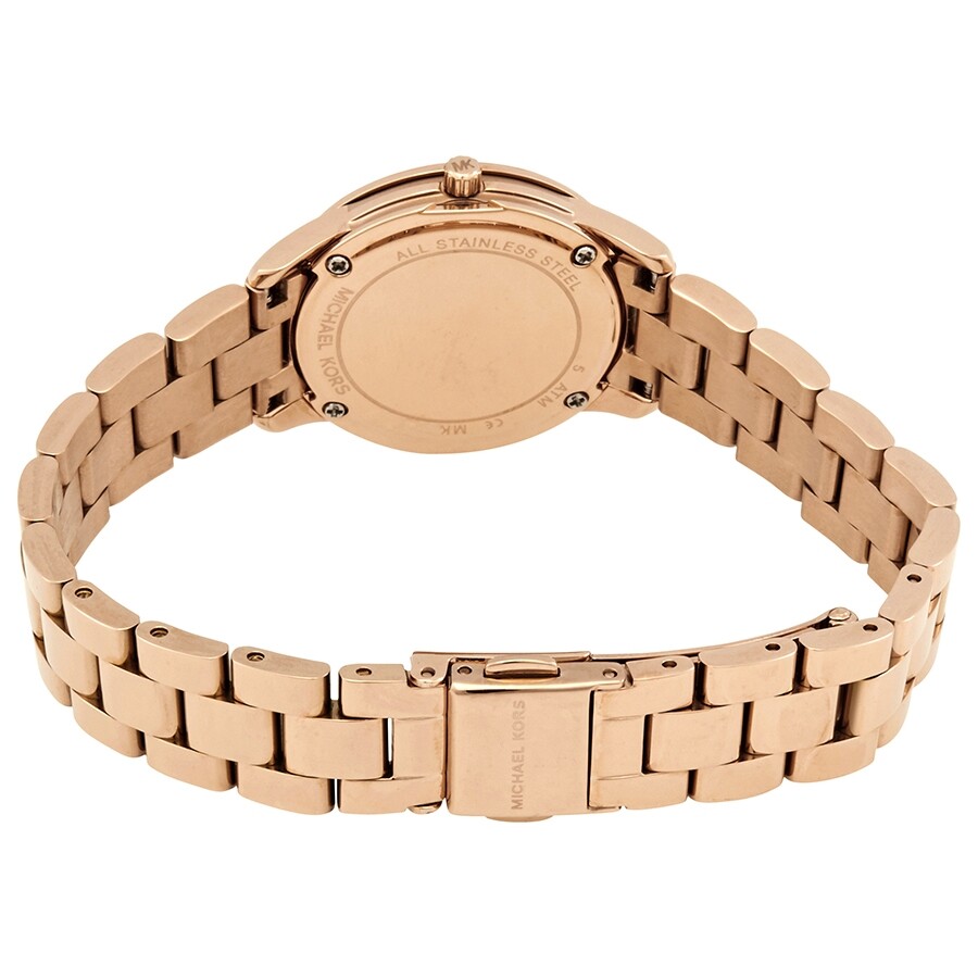 Michael Kors Runway Rose Dial Rose Gold-tone Ladies Watch MK6619 ...