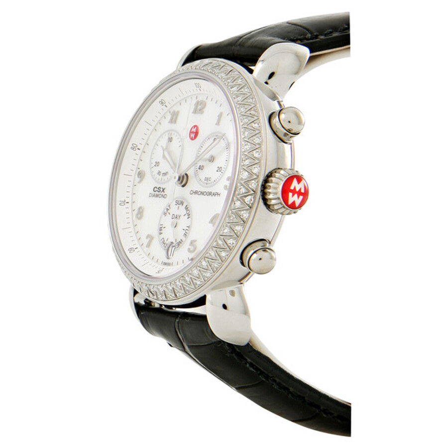 Michele CSX 36 Chronograph Quartz Diamond Ladies Watch MWW03M000002 ...
