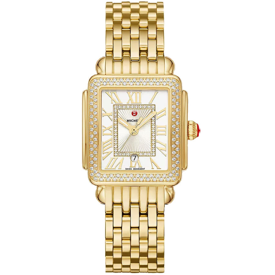 Michele Deco Madison Quartz Diamond Ladies Watch MWW06G000003 - Watches ...