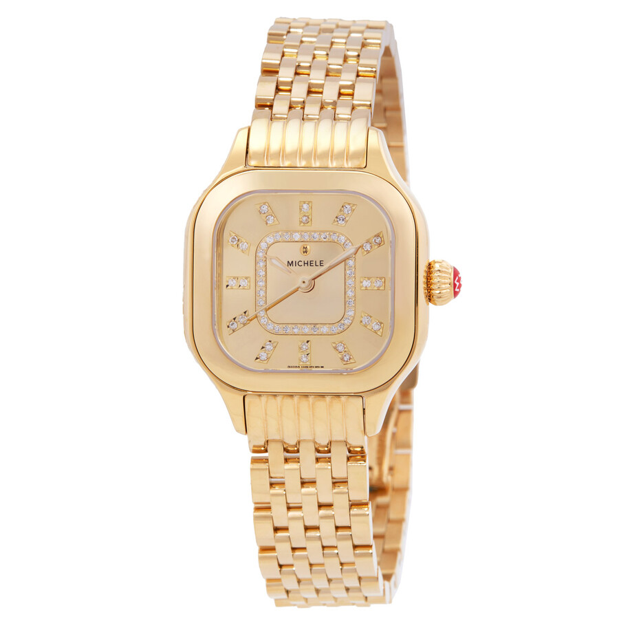 Michele Meggie Gold-tone Dial Ladies Watch MWW33B000013 099945539164 ...
