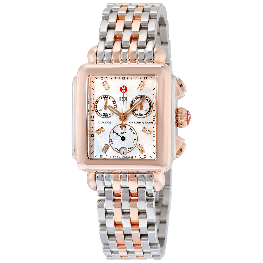 Michele Signature Deco Diamond Ladies Watch MWW06P000234 099945503783 ...