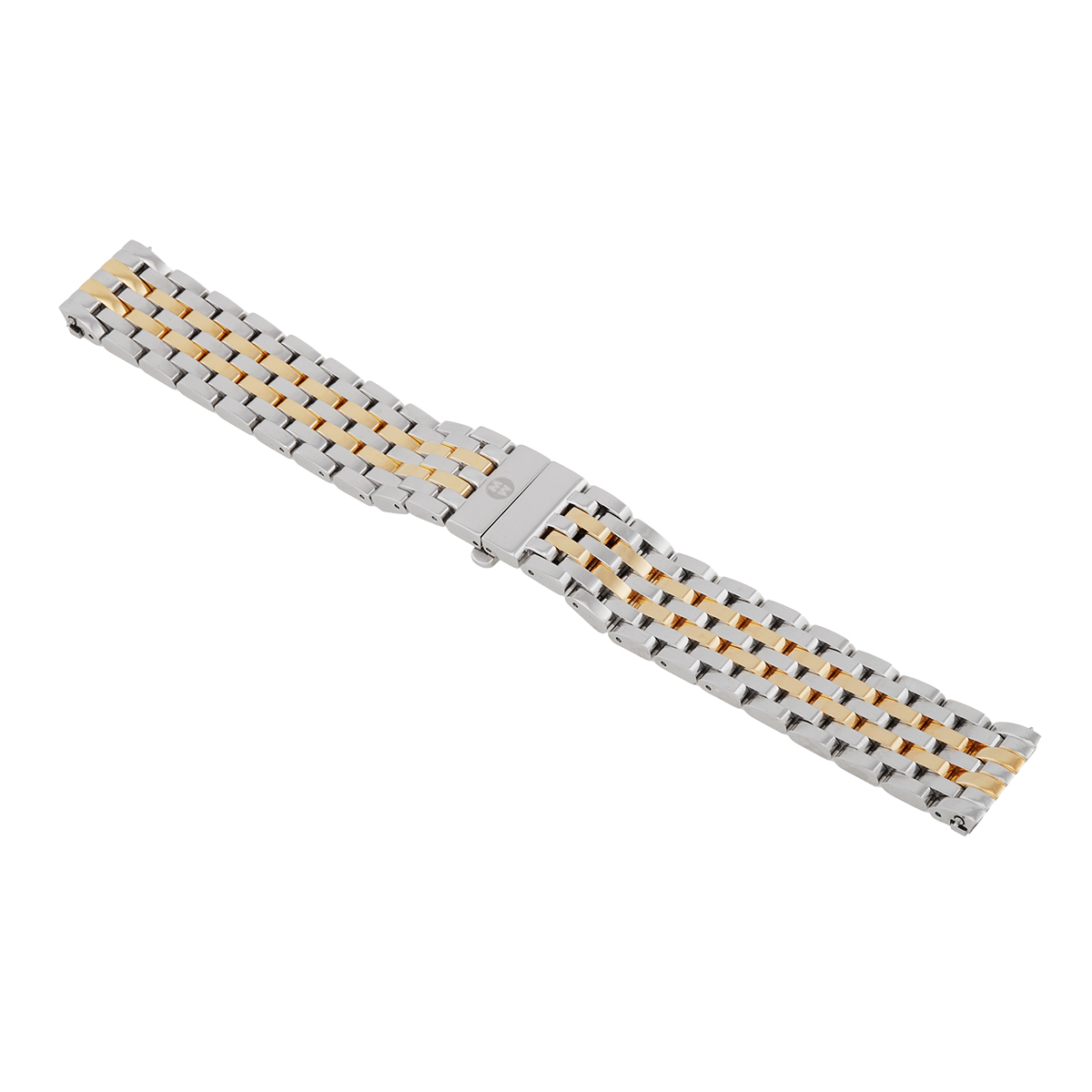 Michele Two Tone Yellow / Ss Seven Link Bracelt 18M Ms18au285048 ...