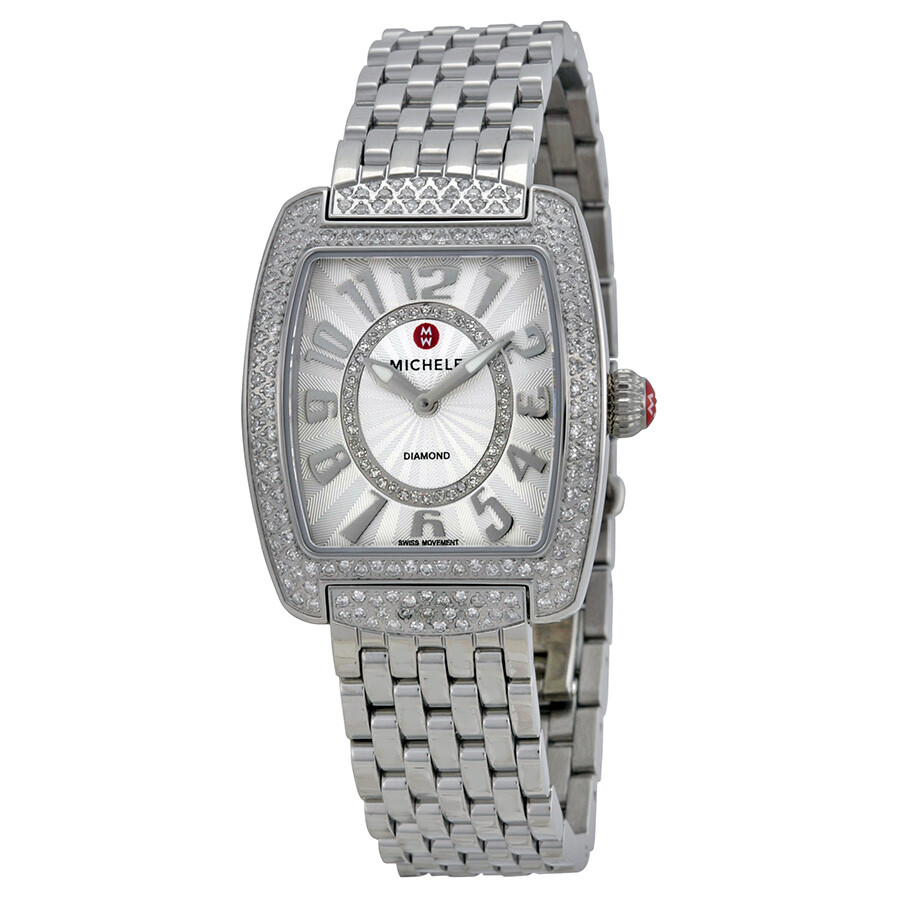 Michele Urban Mini Diamond Stainless Steel Ladies Watch MWW02A000573 ...