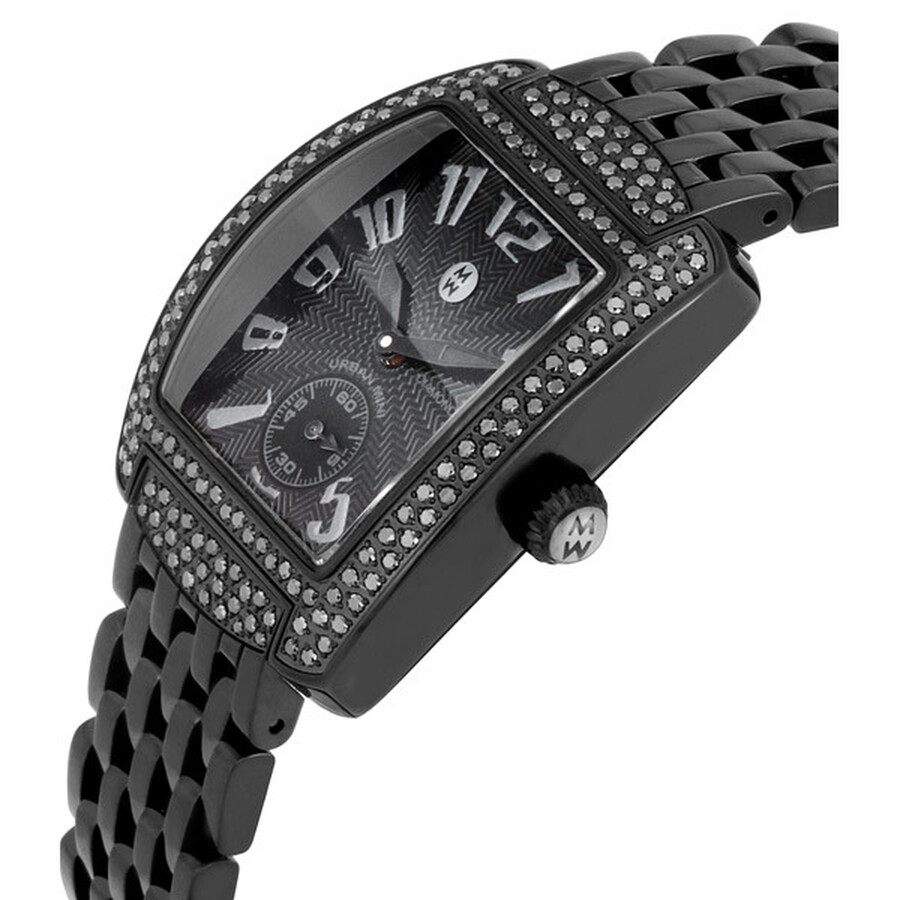 Michele Urban Mini Noir Diamond Ladies Watch MWW02A000511 - Urban Mini ...