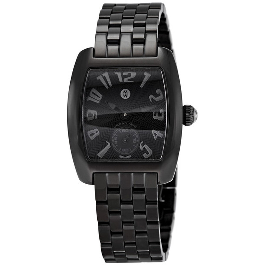 Michele Urban Mini Quartz Black Dial Ladies Watch MWW02A000509 ...