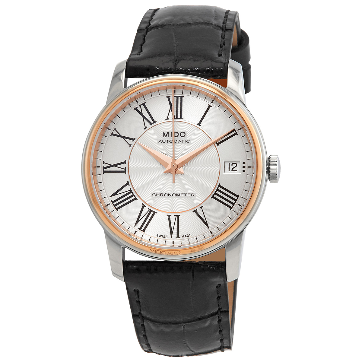 Mido Baroncelli Automatic Silver Dial Ladies Watch M0102084603320 ...