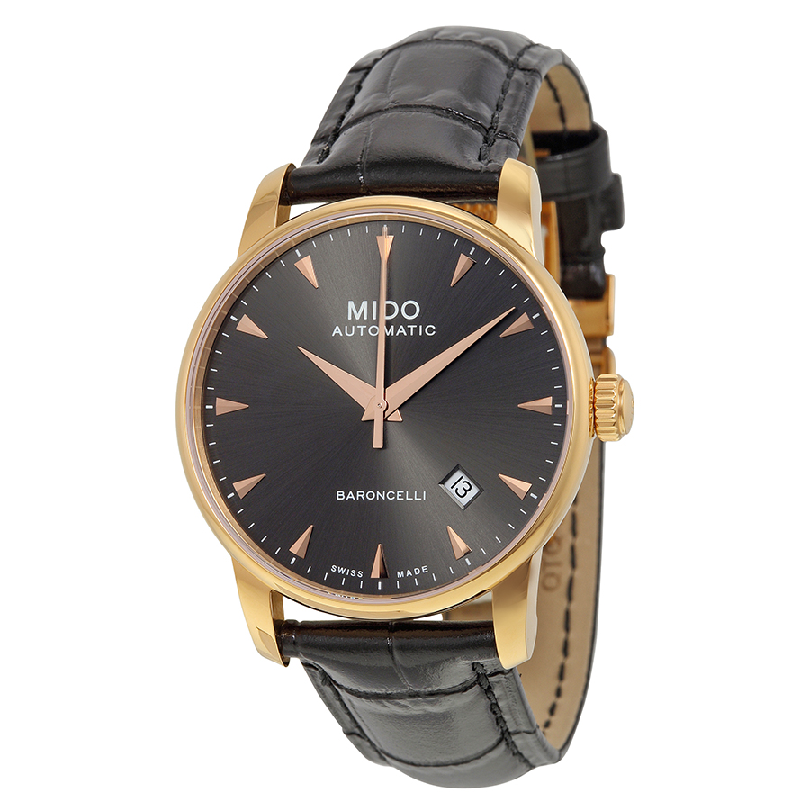 Mido Baroncelli II Automatic Black Dial Men's Watch M86003134 ...