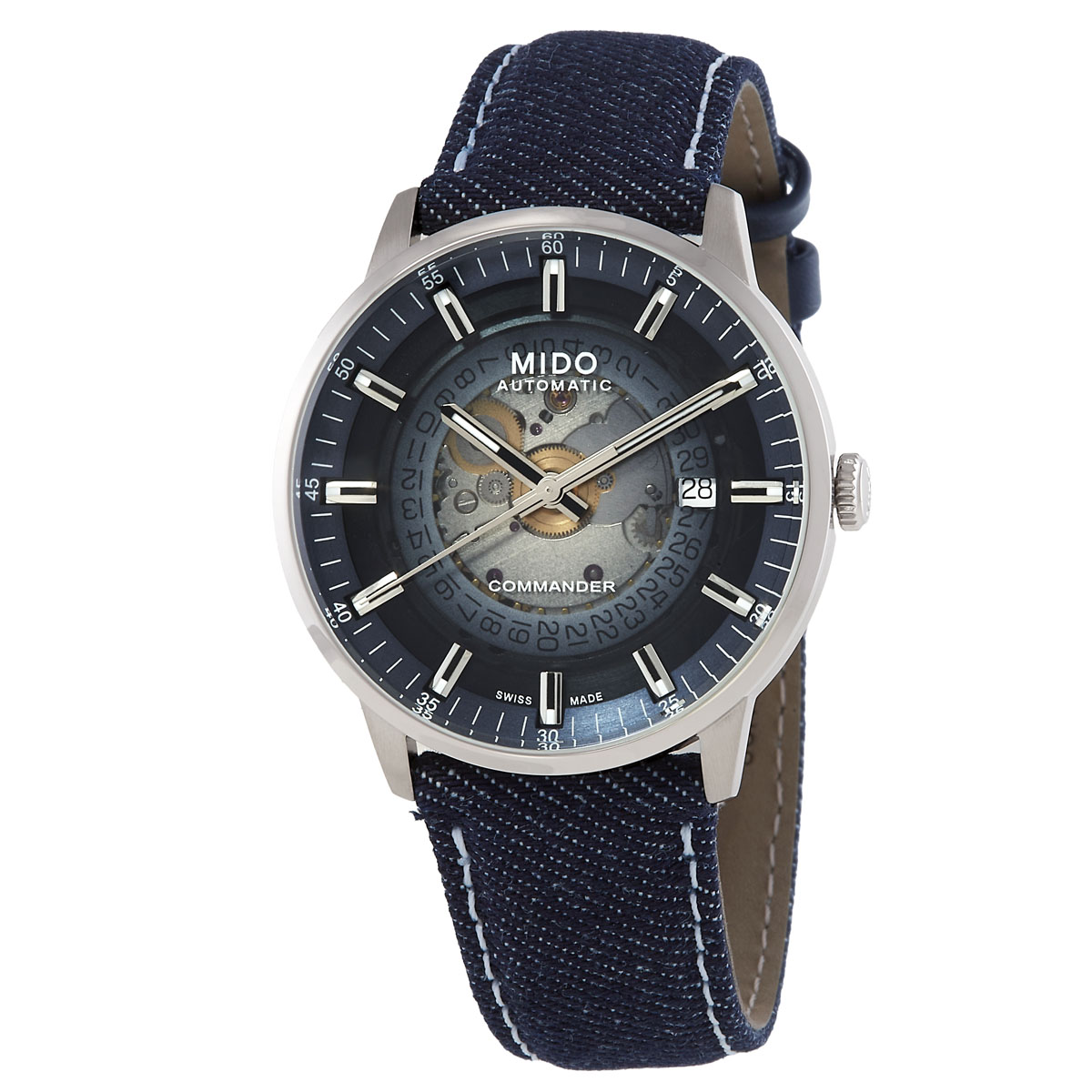 Mido Commander Automatic Blue Dial Men's Watch M0214071841100 ...