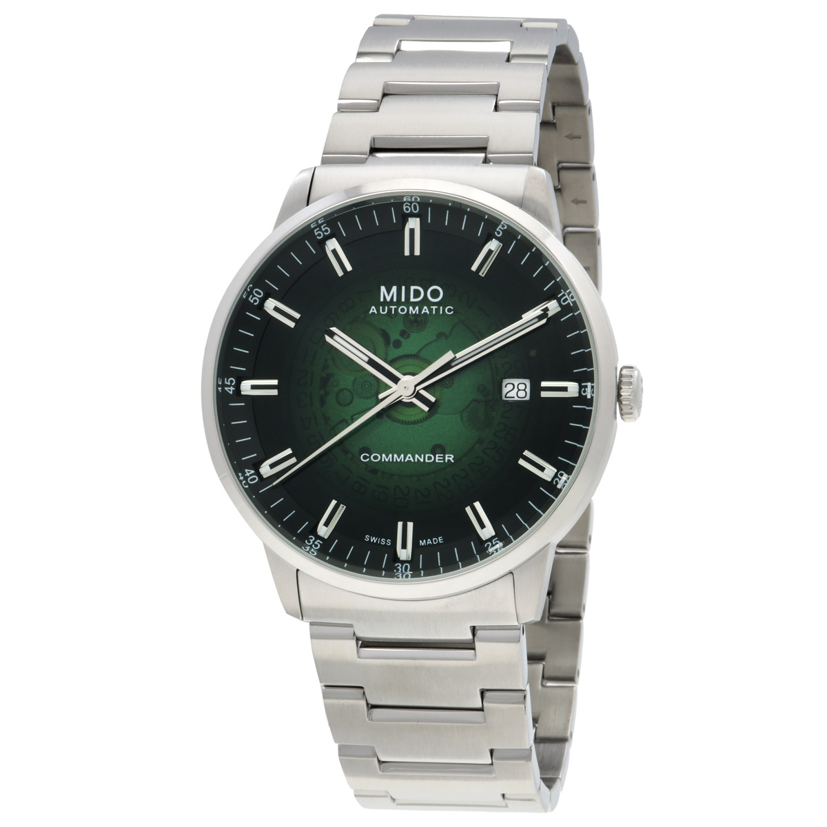 Mido Commander Gradient Automatic Green Dial Men's Watch M021.407.11 ...