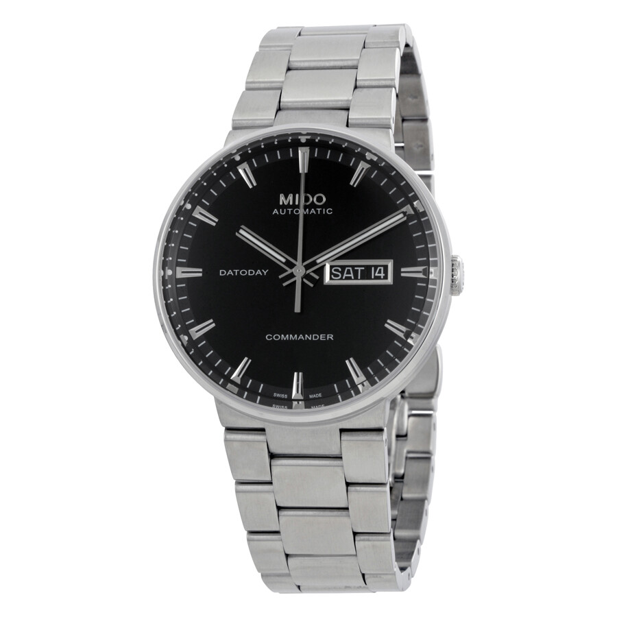 Mido Commander II Automatic Black Dial Men's Watch M014.430.11.051.80 ...