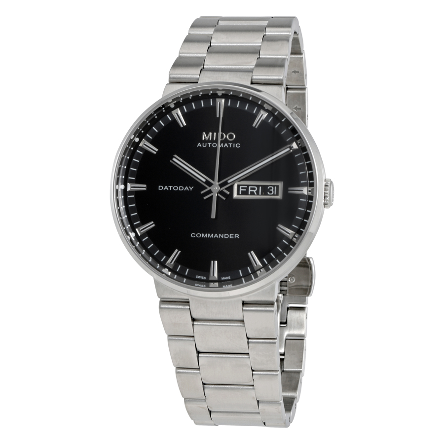 Mido Commander II Automatic Black Dial Men's Watch M0144301105100 ...
