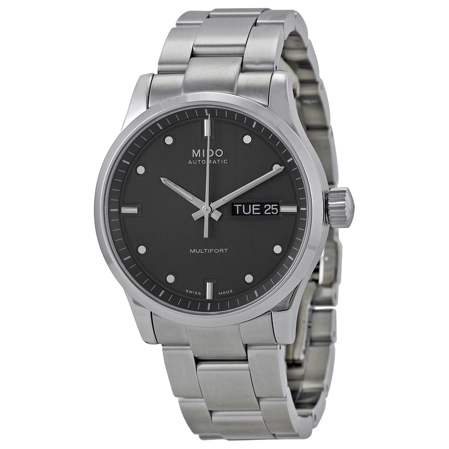 Mido Multifort Automatic Grey Dial Men's Watch M0058301106100 ...